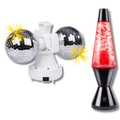Diskokugler og lavalamper Er du Klar til en farverig fest