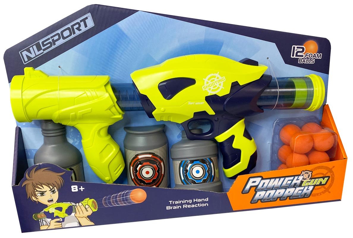 Power popper gevær - Grøn - Køb Nerf guns hos BilligLeg