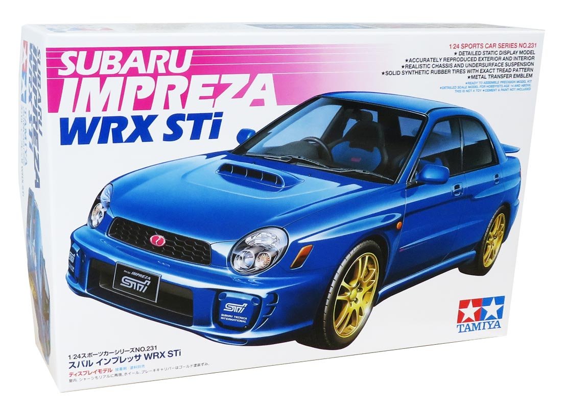 Tamiya Subaru Impreza WRX STi modelbil -Byggesæt - BilligLeg