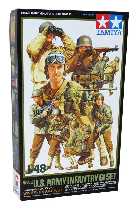 Tamiya US army infantry GI sæt - Modelfigur - BilligLeg