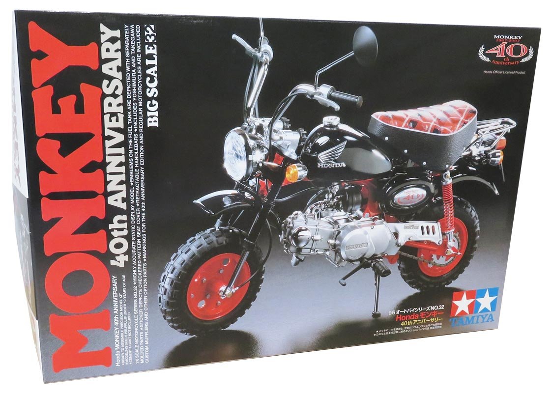 Tamiya Honda Monkey 40th anniversary - motorcykel- BilligLeg