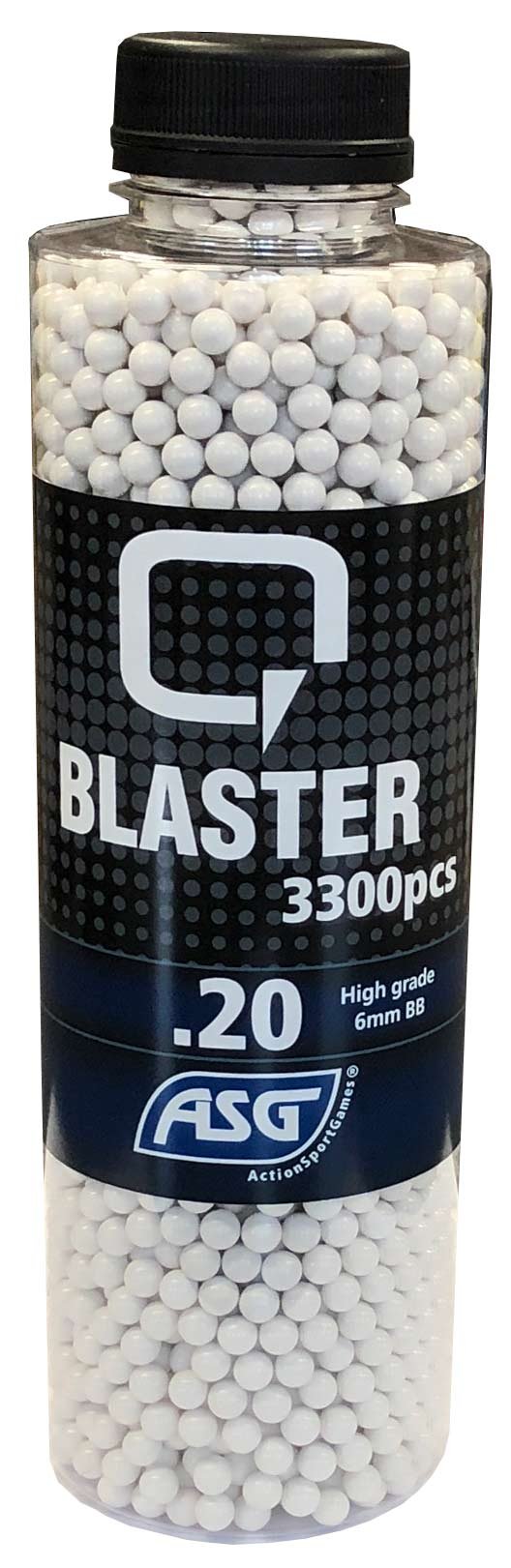 Q blaster 0,20g kugle i flaske med 3300 stk - Køb den her