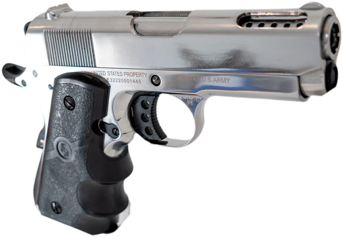 Colt M1911 defender GBB Silver - Køb Gas Blow Back her