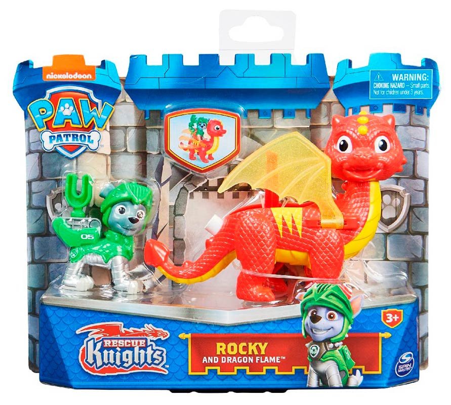 Paw Patrol Rescue Knights Rocky Og Flame Paw Patrol