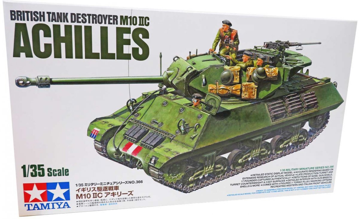 Tamiya British M10 Tank destroyer Achilles 1:35 - se her