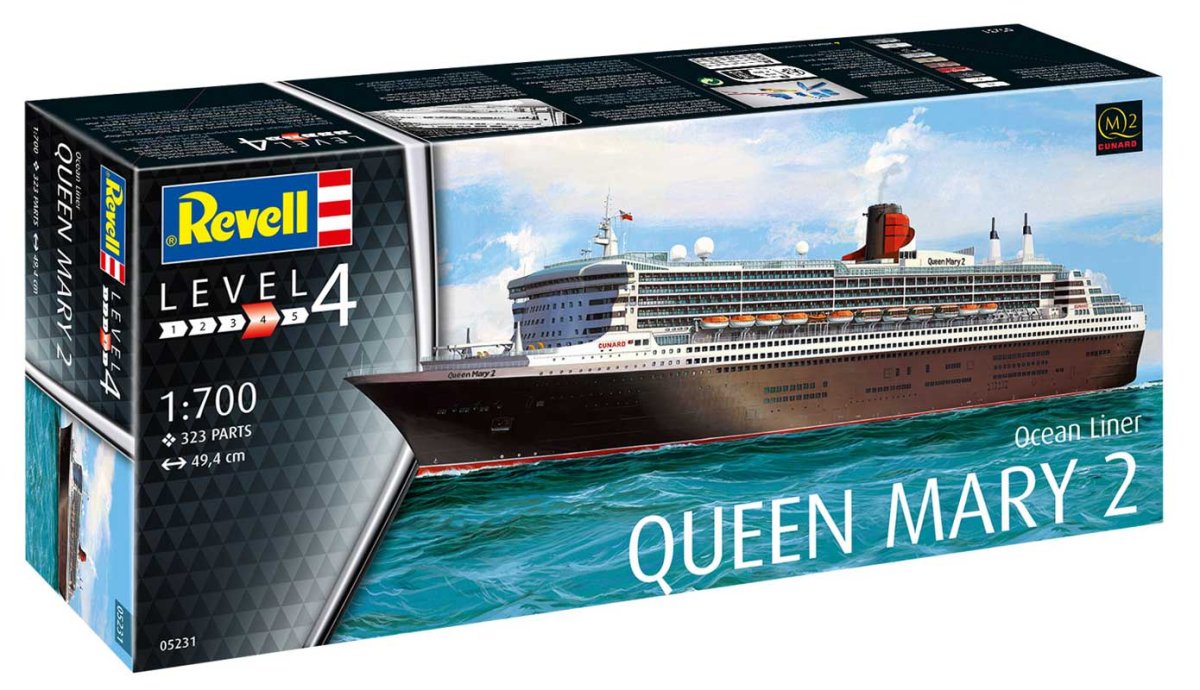 Revell Queen Mary II modellskepp - Byggsatser - Fartyg - BilligLek