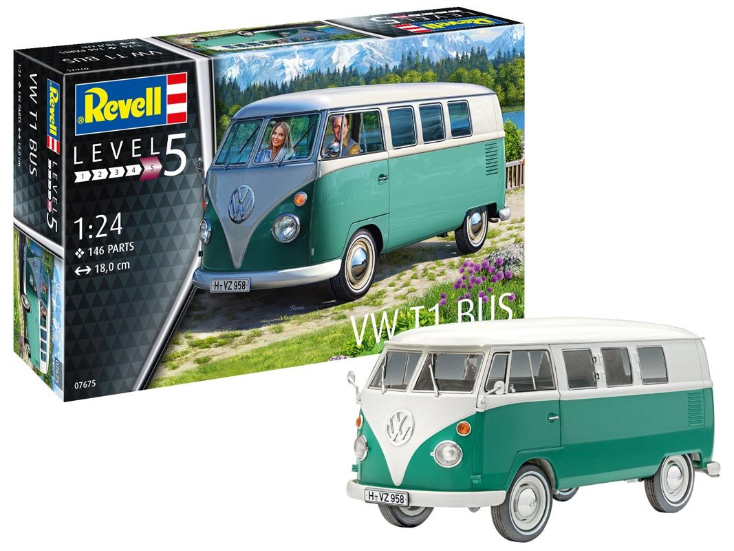 Revell VW T1 Bus - Byggsats - bilar / Motorcyklar - BilligLeg