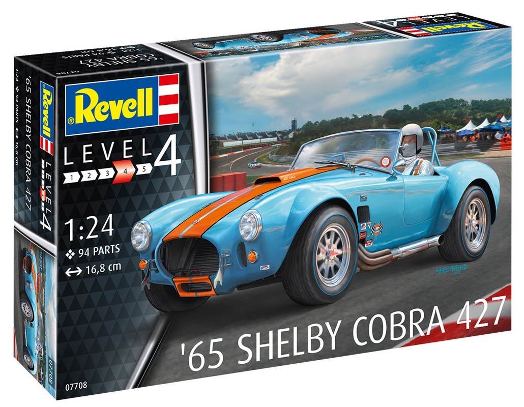 Revell 65 Shelby Cobra 427 modelbil - Byggesæt - BilligLeg