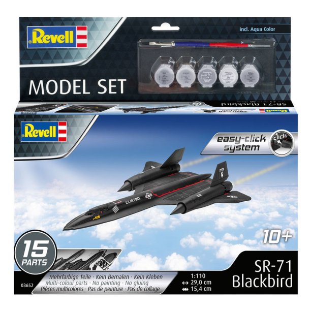 Revell Lockheed SR-71 Blackbird modelfly - BilligLeg